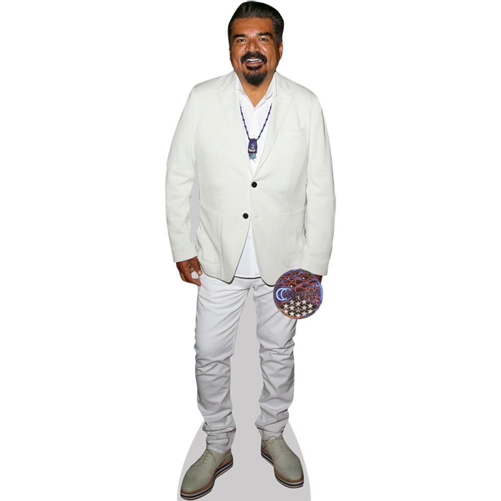 George Lopez (White Suit) Lifesize Cardboard Cutout Standee - Walmart.com