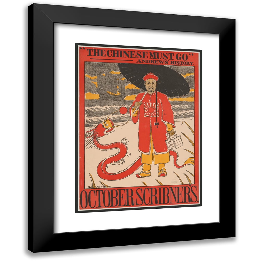 George M. Reevs 19x24 Black Modern Framed Museum Art Print Titled ...