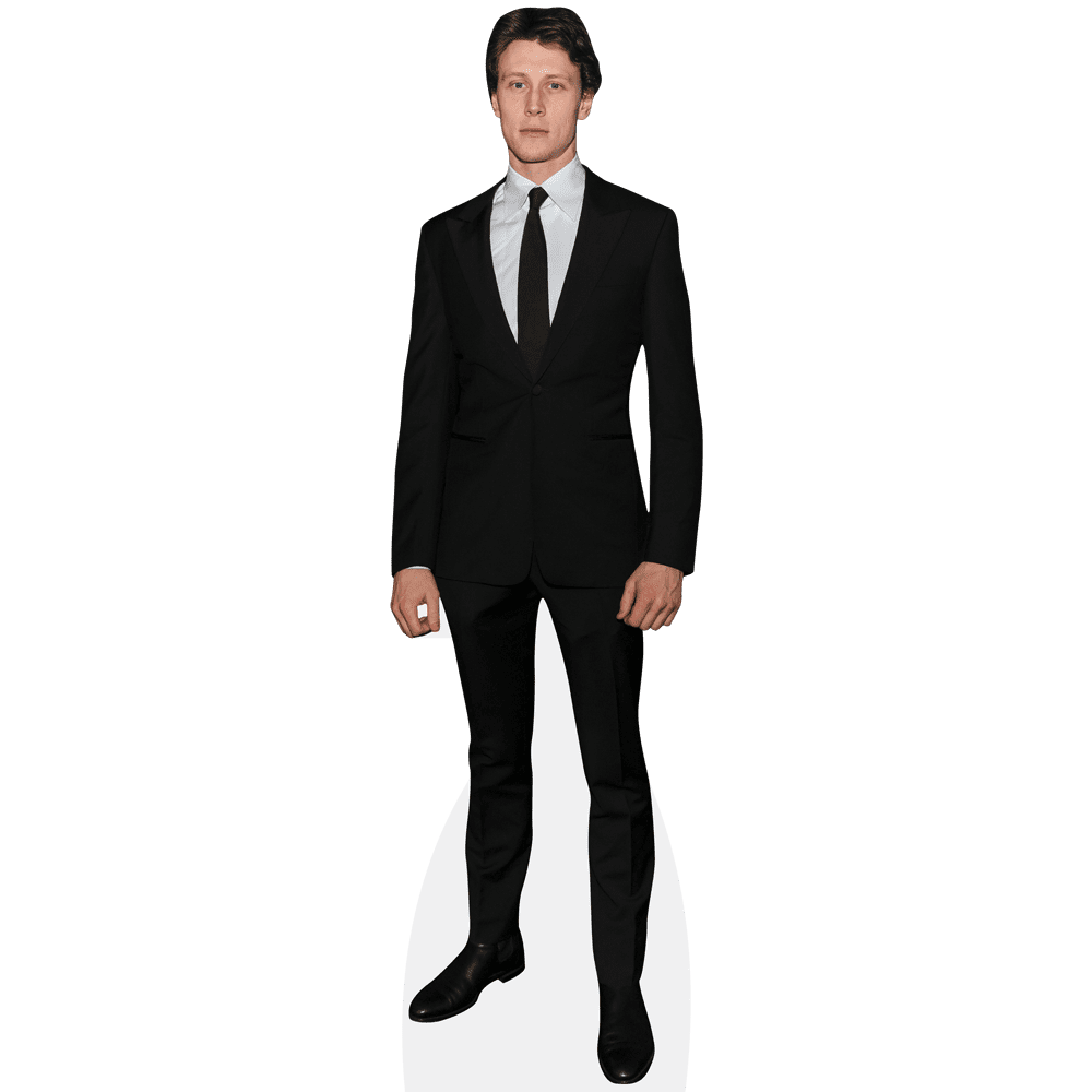 George MacKay (Black Suit) Lifesize Cardboard Cutout Standee - Walmart.com
