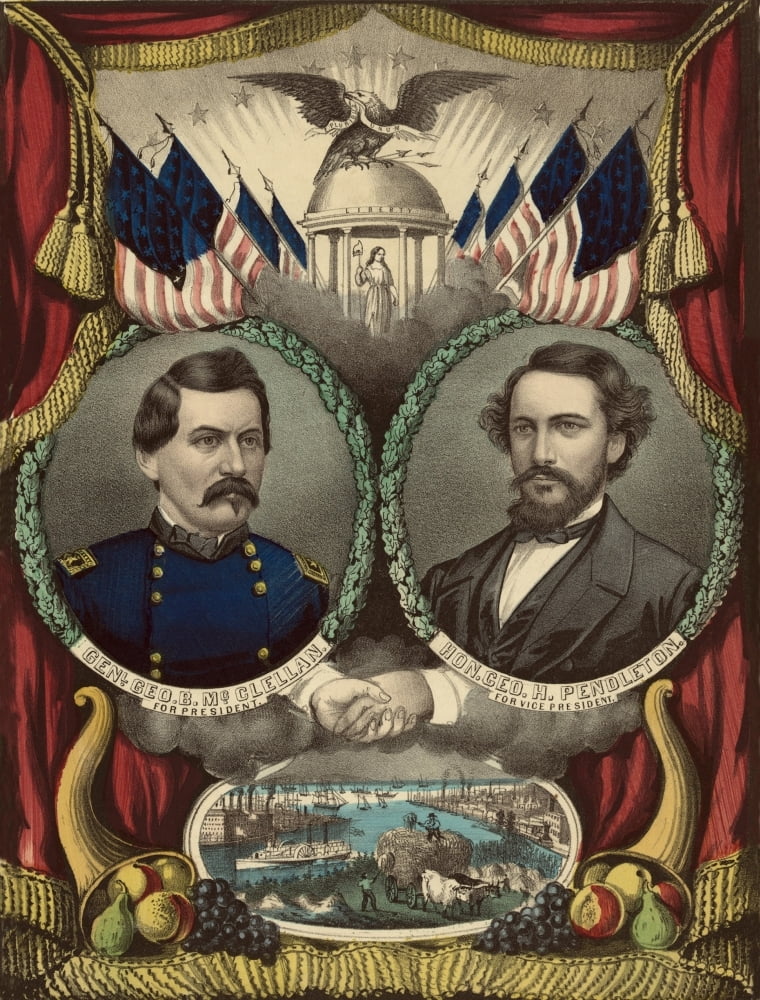 George Mcclellan History Poster Print - Walmart.com
