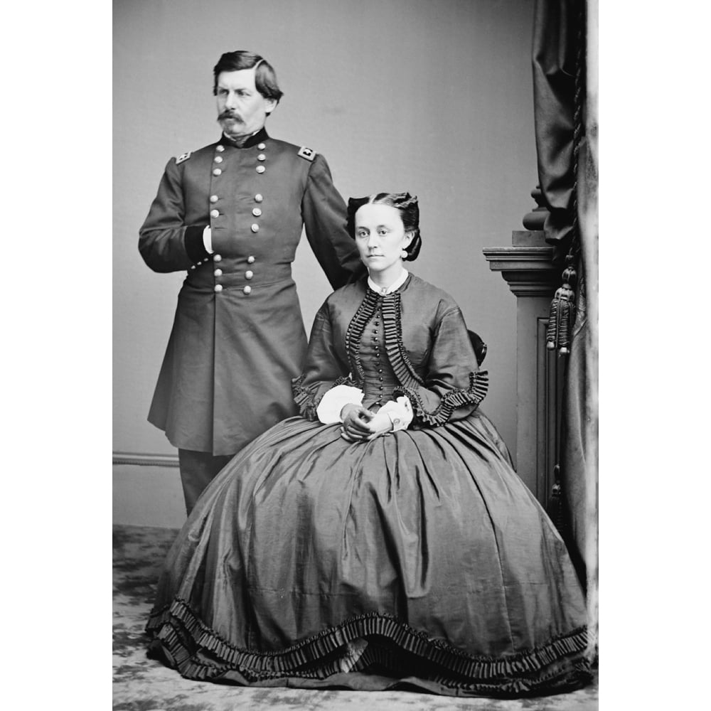George Mcclellan And His Wife History (18 x 24) - Walmart.com