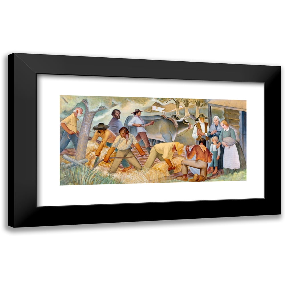 George Melvin Smith 18x11 Black Modern Framed Museum Art Print Titled ...