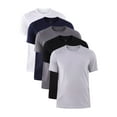 George Men's 5-Pack Crewneck Tee with Short Sleeves, Sizes XS-3XL ...