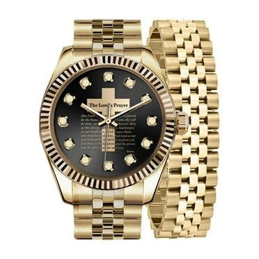 GEORGE Men's Two-tone Black and Gold Watch Set, 2 Piece Watch and ...