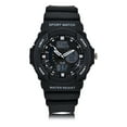 George Men's Analog Digital Watch with Black Round Case and 52MM PVS ...