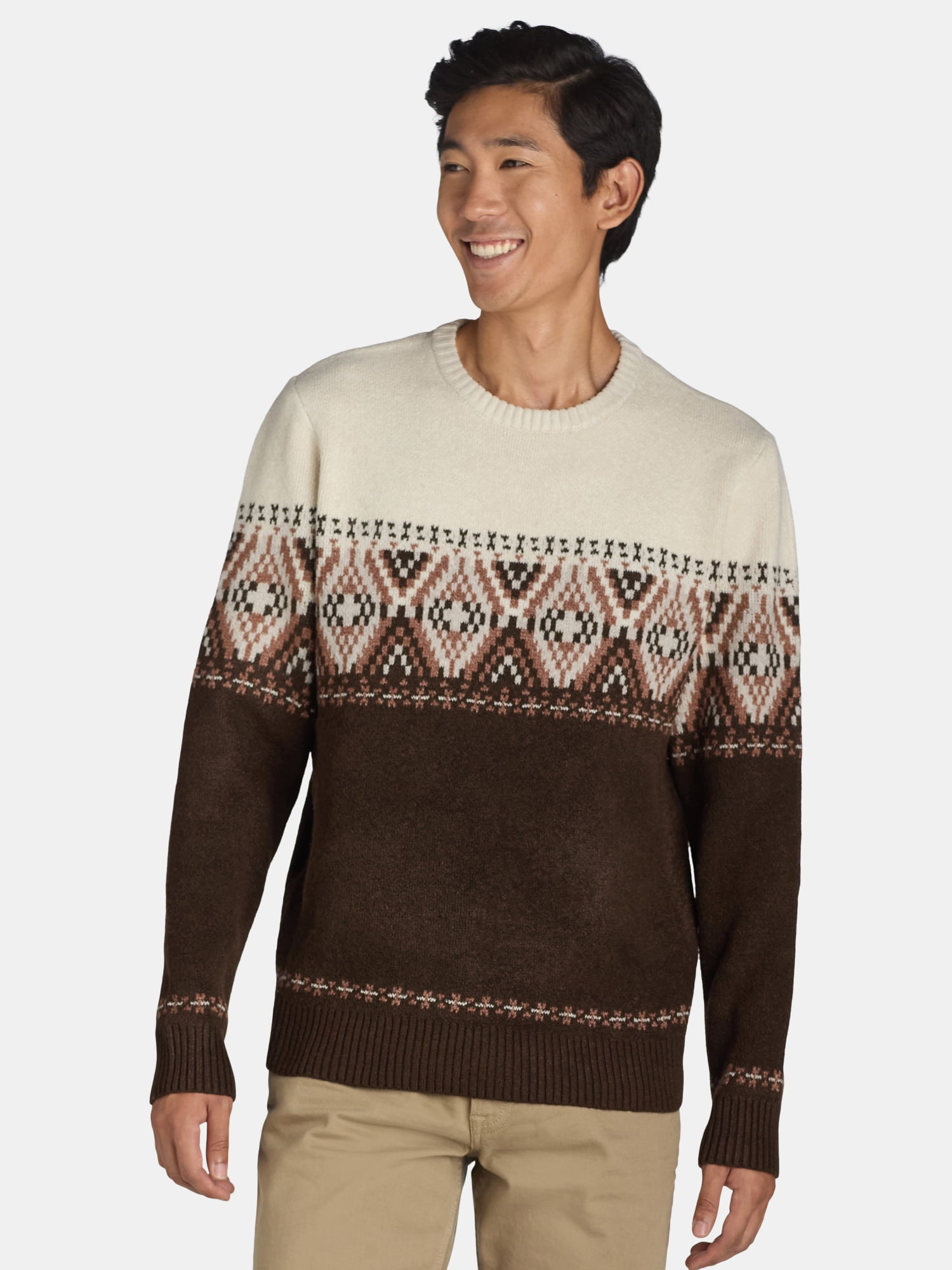 Customer reviews for George Men's & Big Men's Color Block Fair Aisle ...