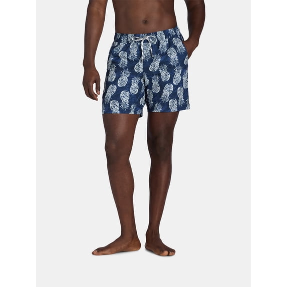 George Men's Compression Lined Swim Trunks with UPF 50+ and Pockets ...