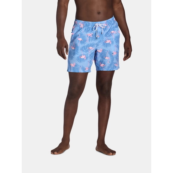 George Men's Compression Lined Swim Trunks UPF 50+ with Pockets, Sizes ...