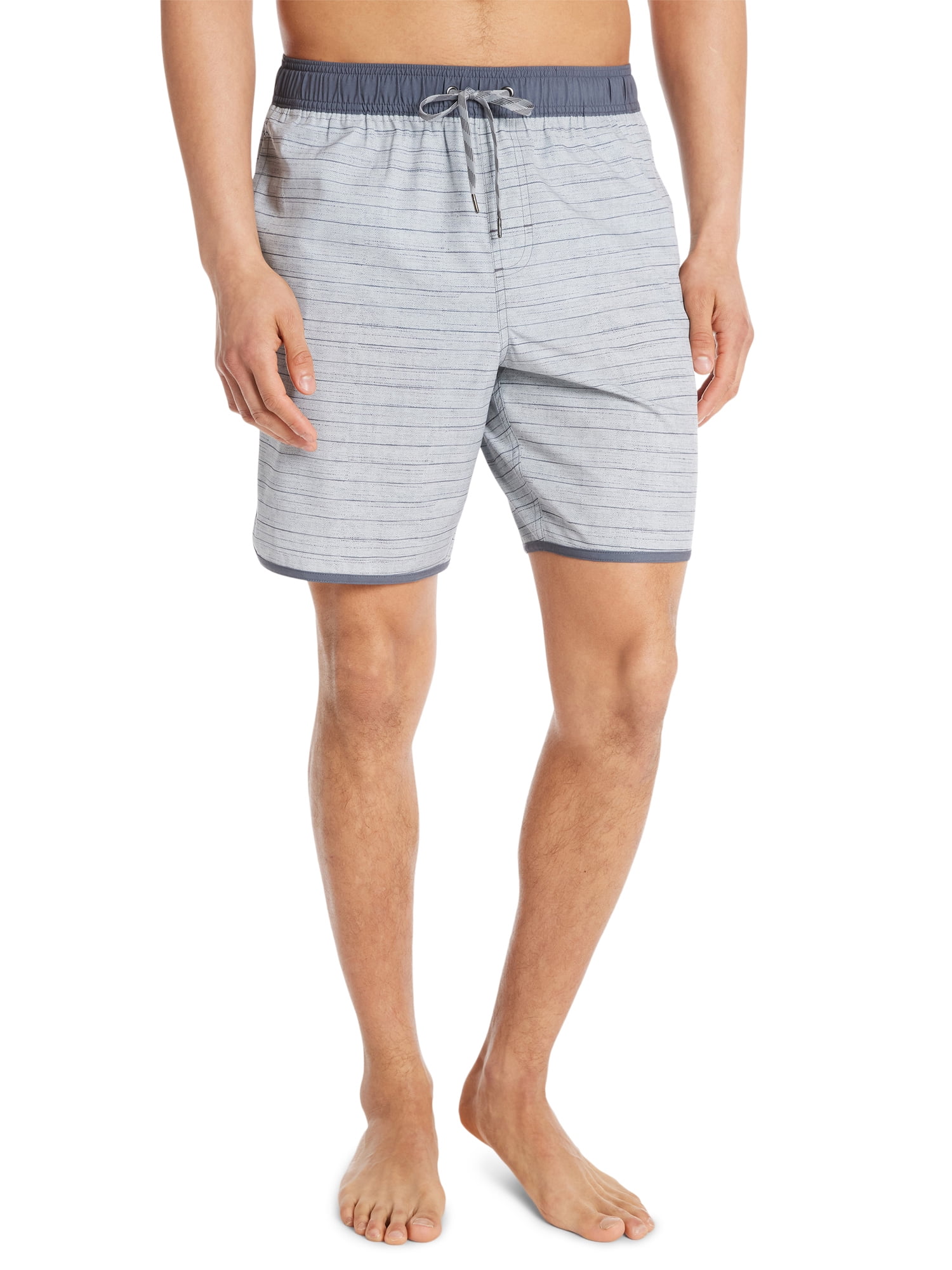 George Men's & Big Men's Dolphin Hem Swim Trunks with UPF50+, 8" Inseam ...