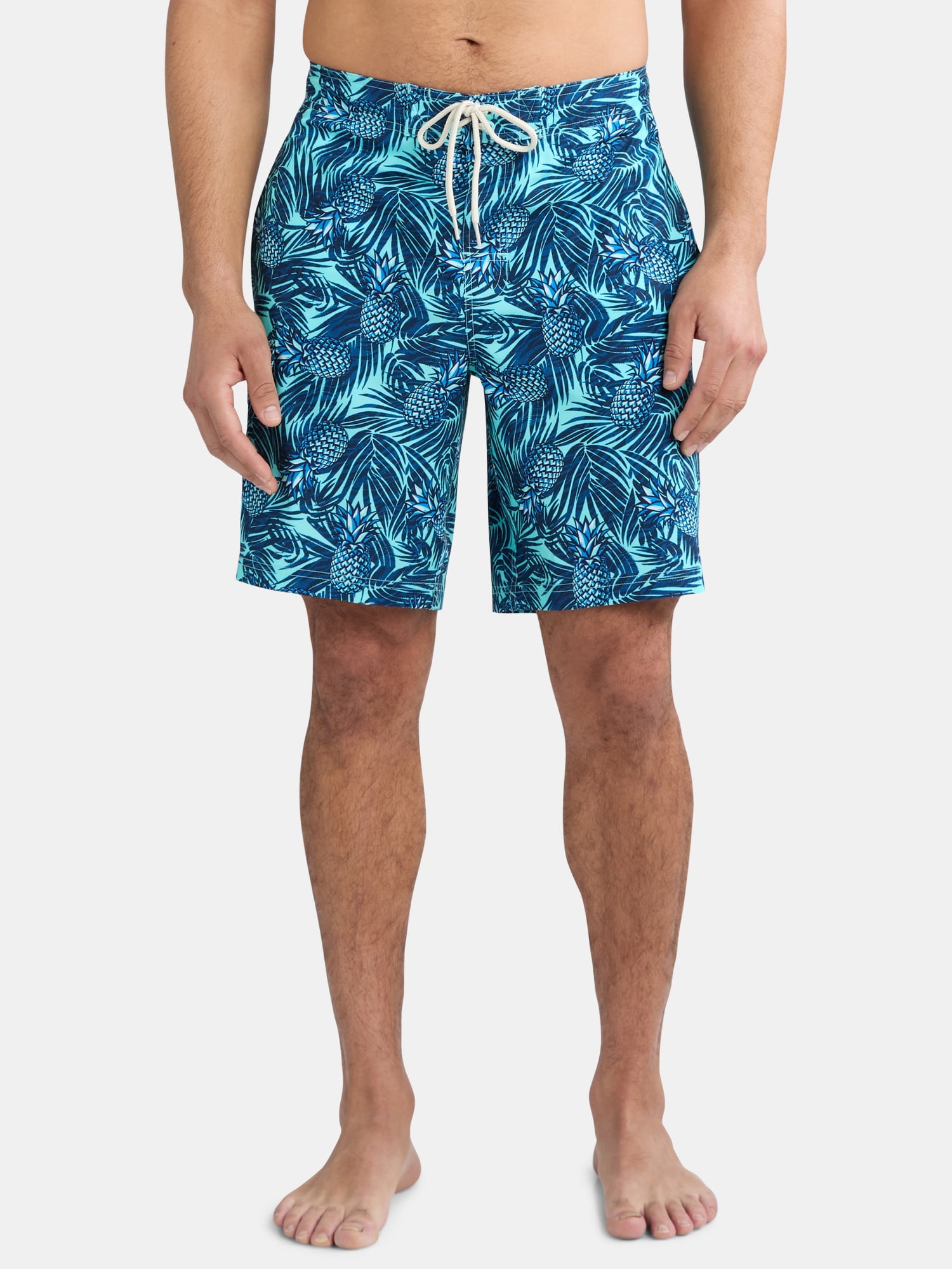 George Men's and Big Men's E-Board Swim Trunks with UPF 50+, 9" Inseam ...