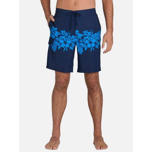 George Men's & Big Men's E-Board Swim Trunks with UPF 50+, 9" Inseam ...