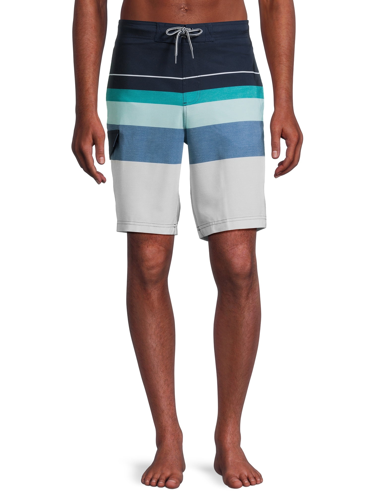 George Men's & Big Men's E-Board Swim Trunks with UPF 50+, 9" Inseam ...