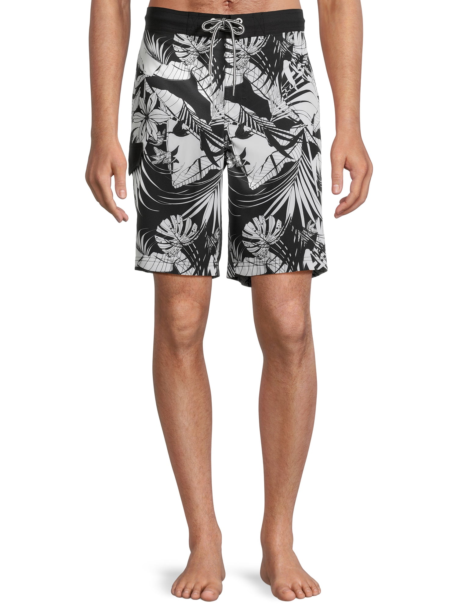 George Men's & Big Men's E-Board Swim Trunks with UPF 50+, 9" inseam ...