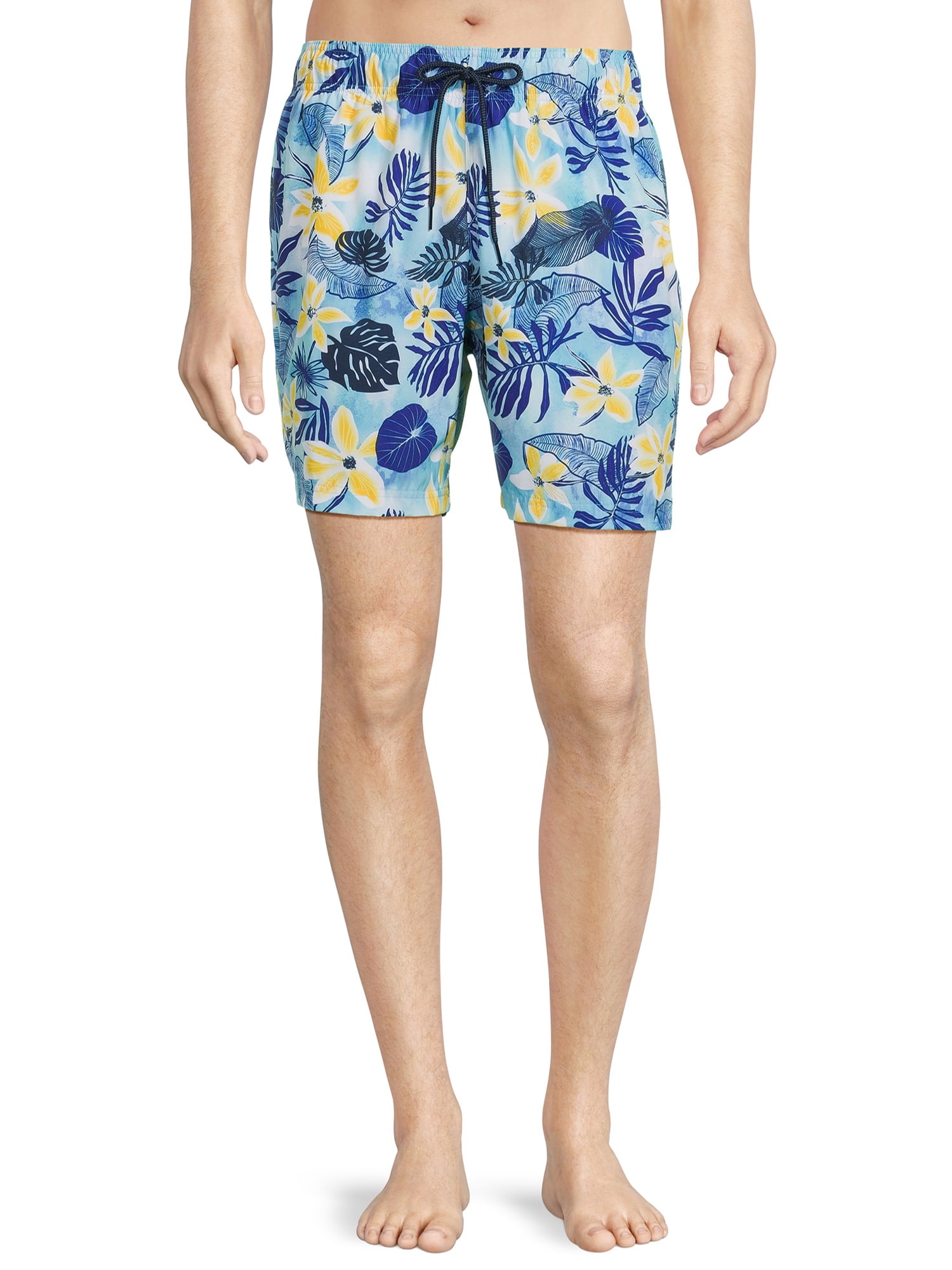 George Men’s & Big Men's Novelty Swim Trunks with UPF 50+, 7” Inseam ...
