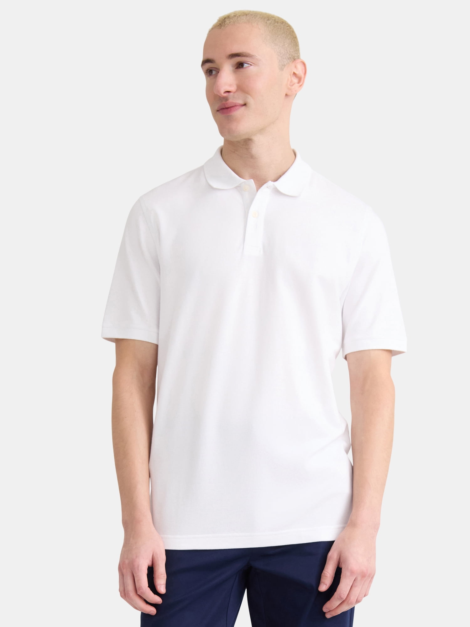 George Men’s & Big Men’s Pique Polo Shirt, Sizes XS-3XL - Walmart.com