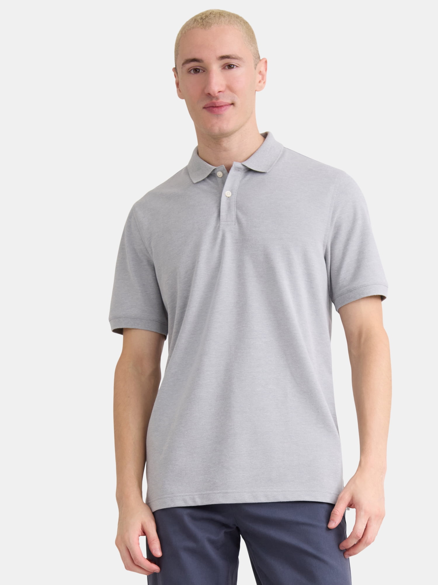 George Men’s & Big Men’s Pique Polo Shirt, Sizes XS-3XL - Walmart.com