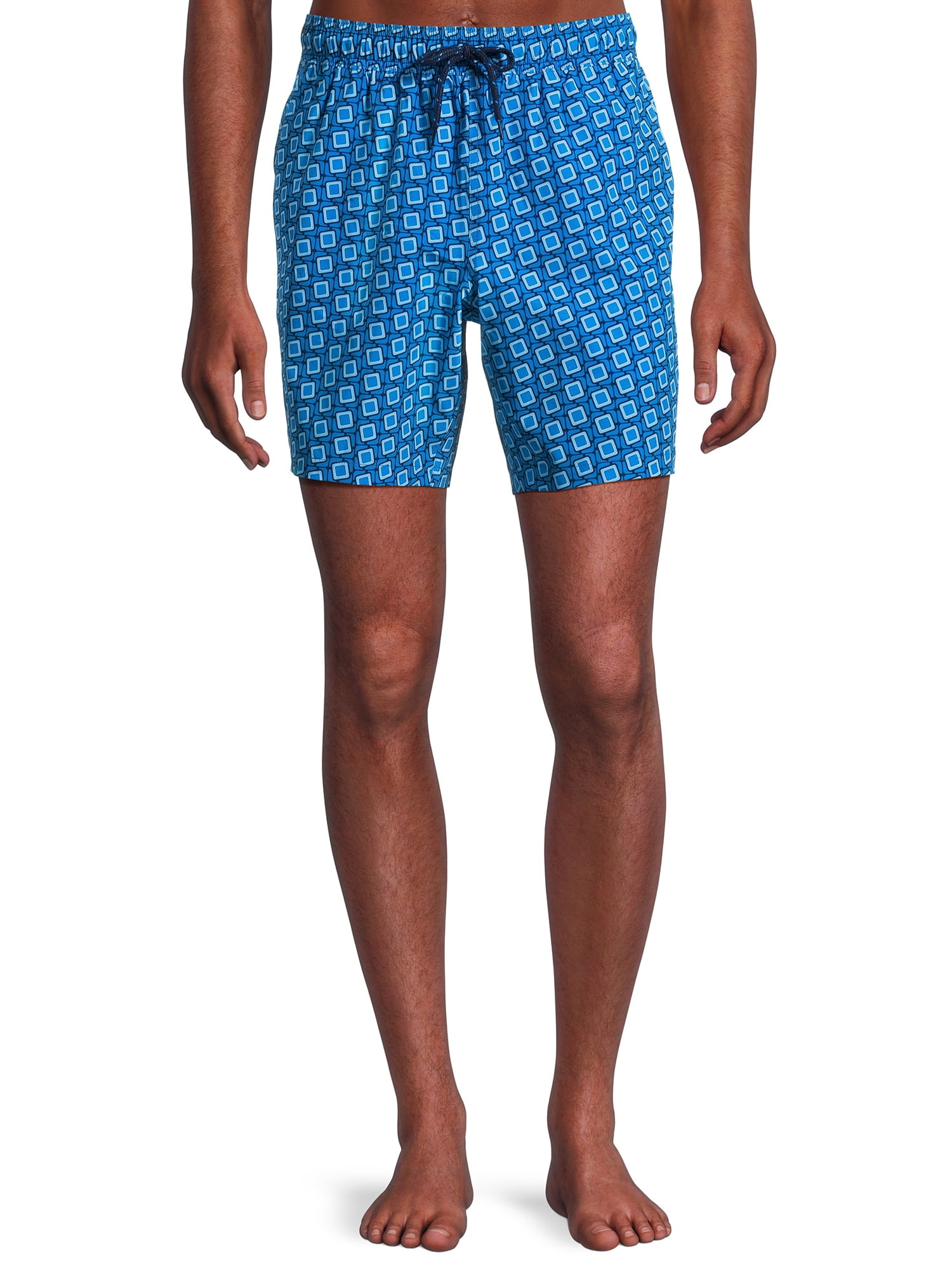 George Men's Printed Swim Shorts UPF 50+ 8" Inseam, Sizes S-3XL ...