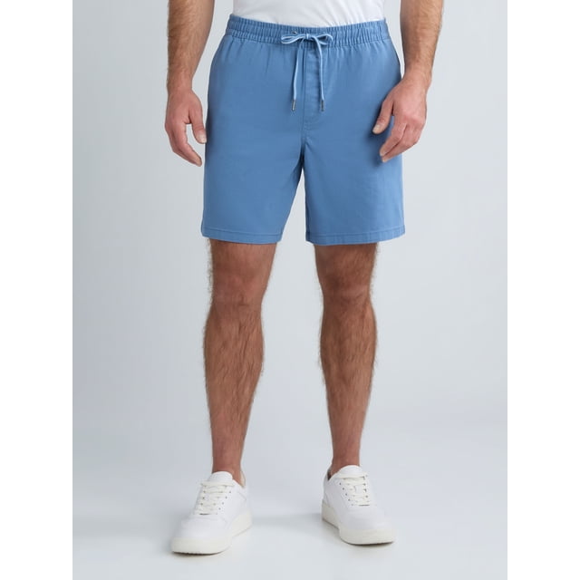 George Men's and Big Men's Pull On Shorts, 8" Inseam, Sizes S-3XL ...