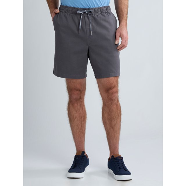George Men's & Big Men's Pull On Shorts, 8" Inseam, Sizes S-2XL ...