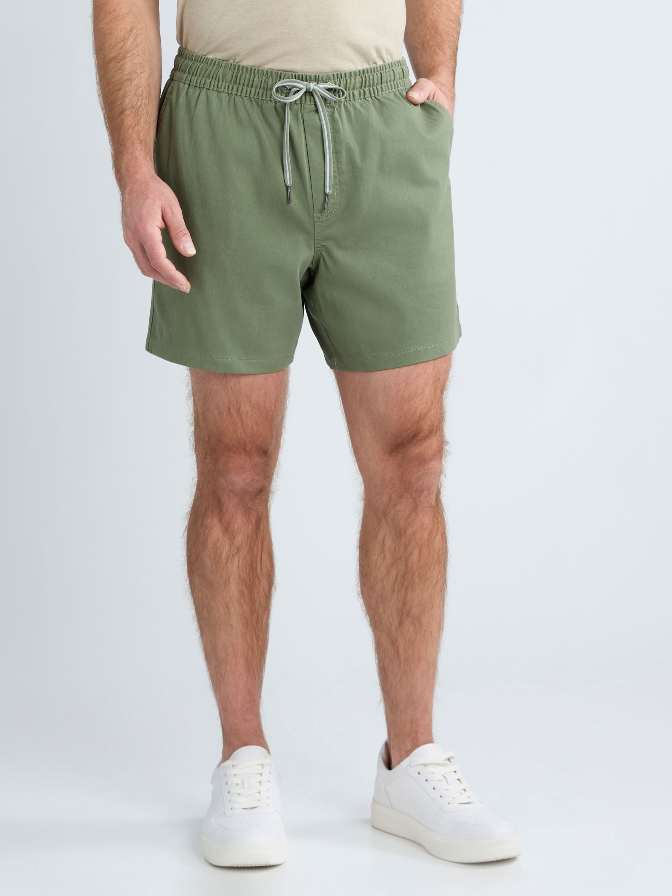 George Men's and Big Men's Pull On Shorts, 8" Inseam, Sizes S-3XL ...