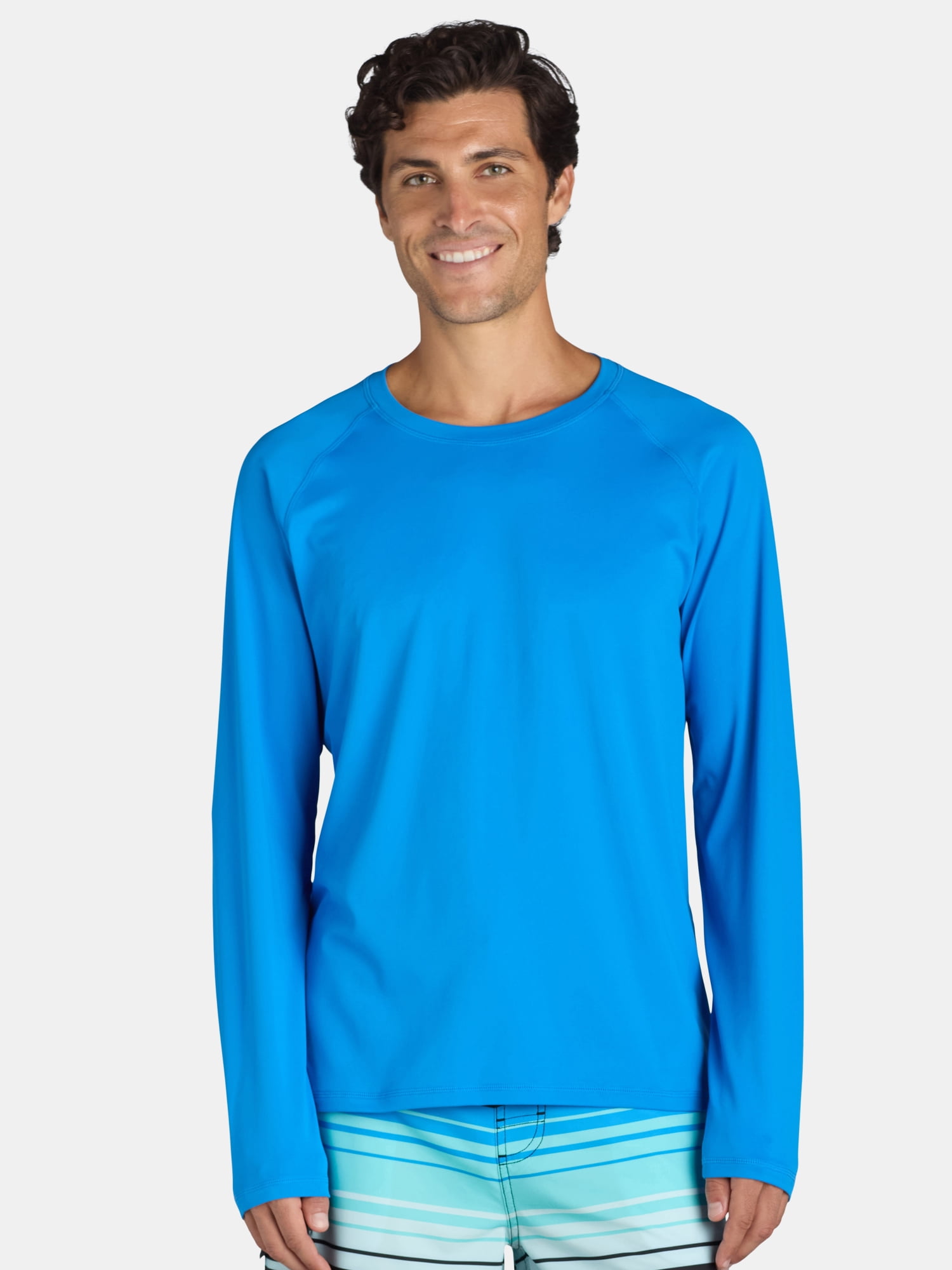 George Men's & Big Men's Sun Shirt with Long Sleeves, UPF 50+, Sizes S-5XL - Walmart.com