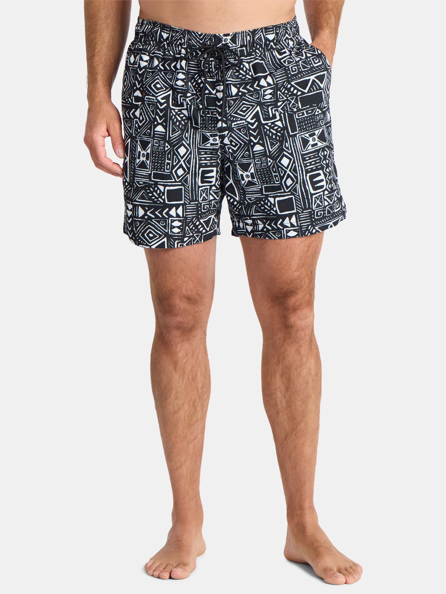 George Men's and Big Men's Swim Trunks, 6" Inseam, Sizes S-5XL ...