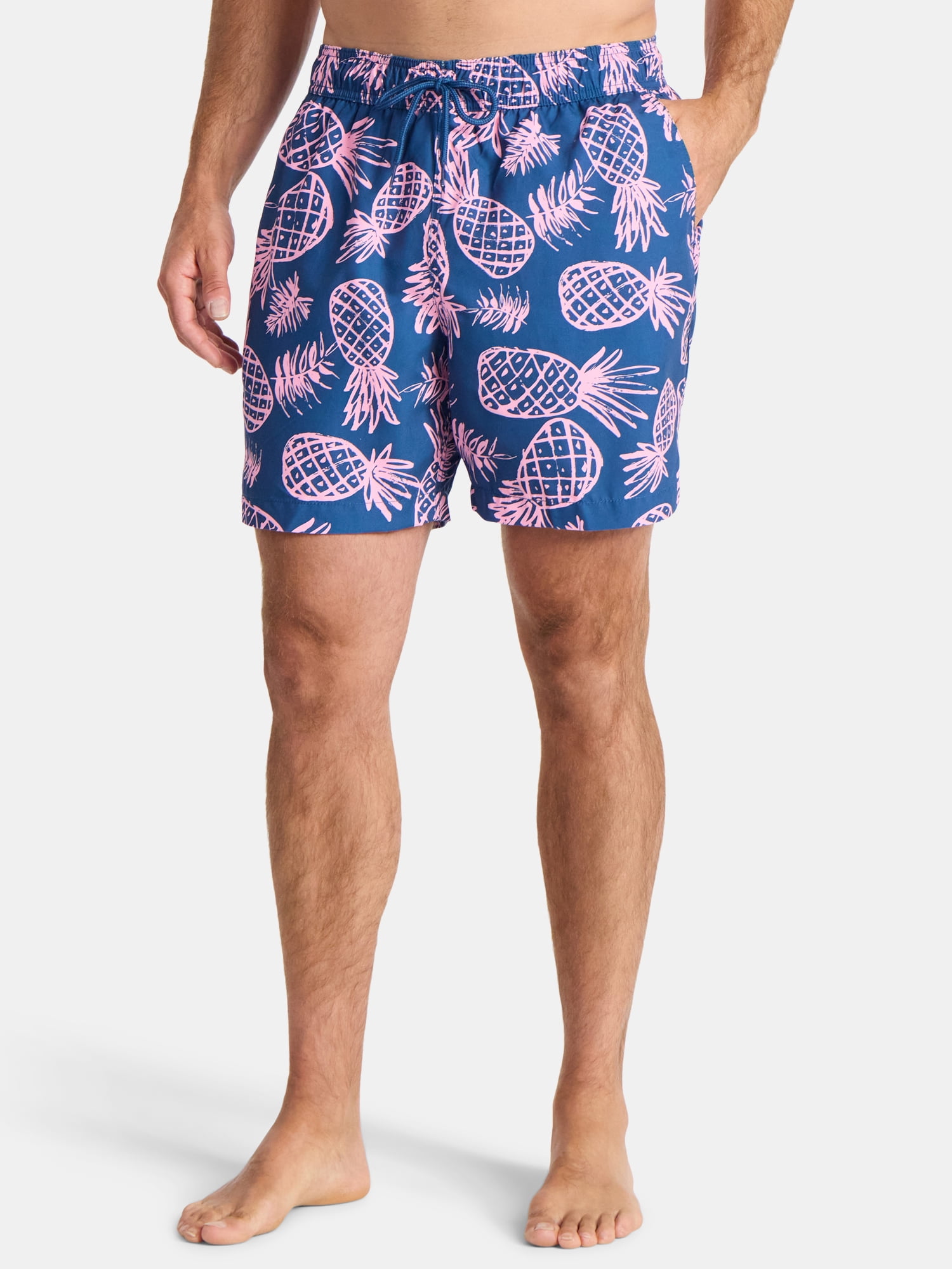 George Men's and Big Men's Swim Trunks, 6" Inseam, Sizes S-5XL ...