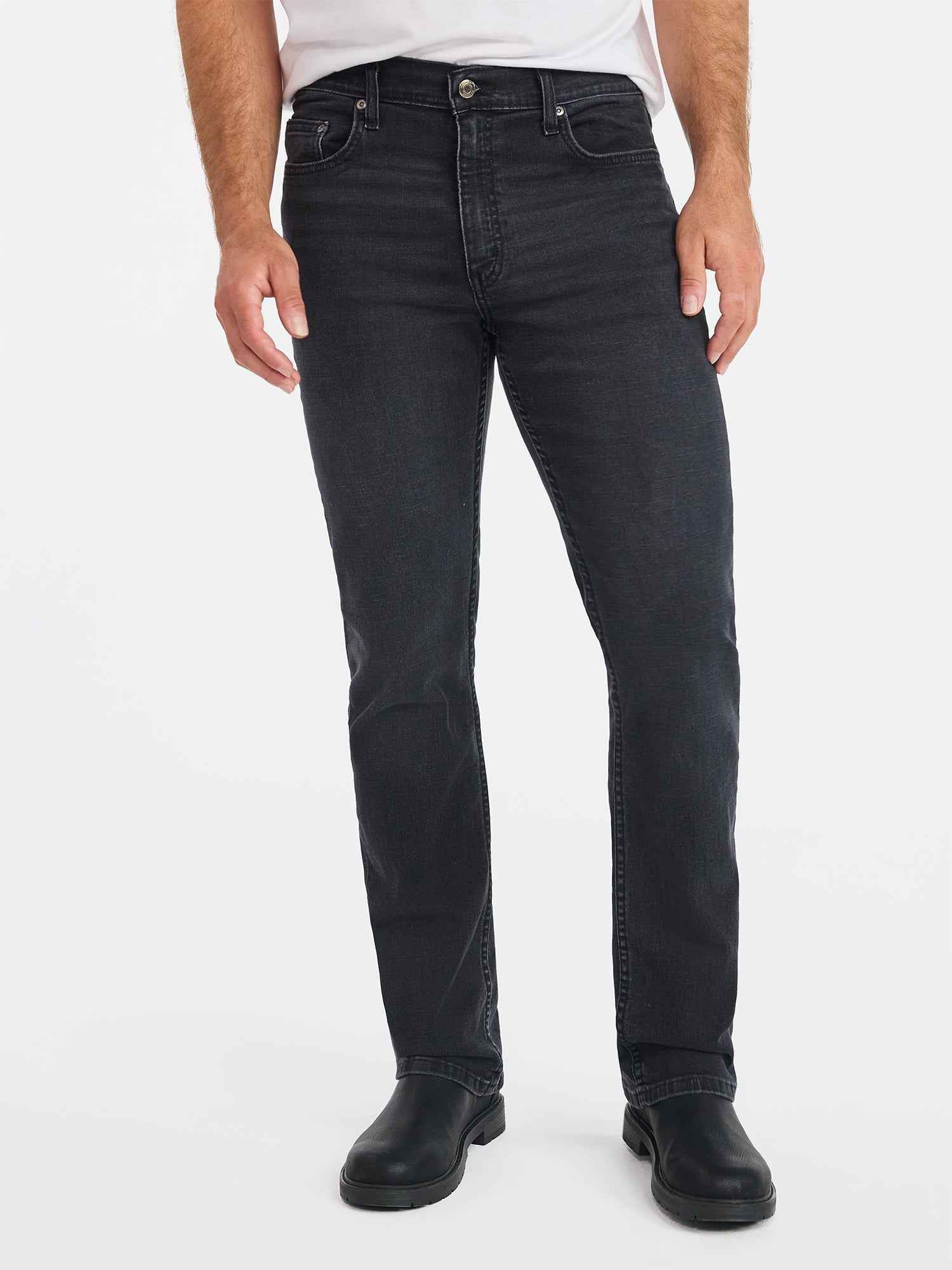 George Men's & Big Men's Slim Fit Bootcut Jeans, Sizes 29-42 - Walmart.com