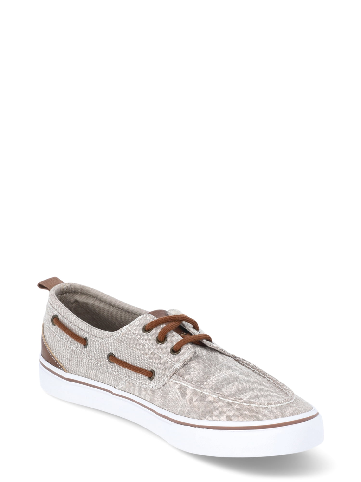 George Men's Canvas Boat Shoes, Breathable Canvas Upper, Memory Foam ...