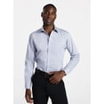 George Men's and Big Men's Classic Fit Dress Shirt with Long Sleeves ...