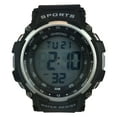 George Men's Digital Sport Wristwatch Plastic Strap - Walmart.com