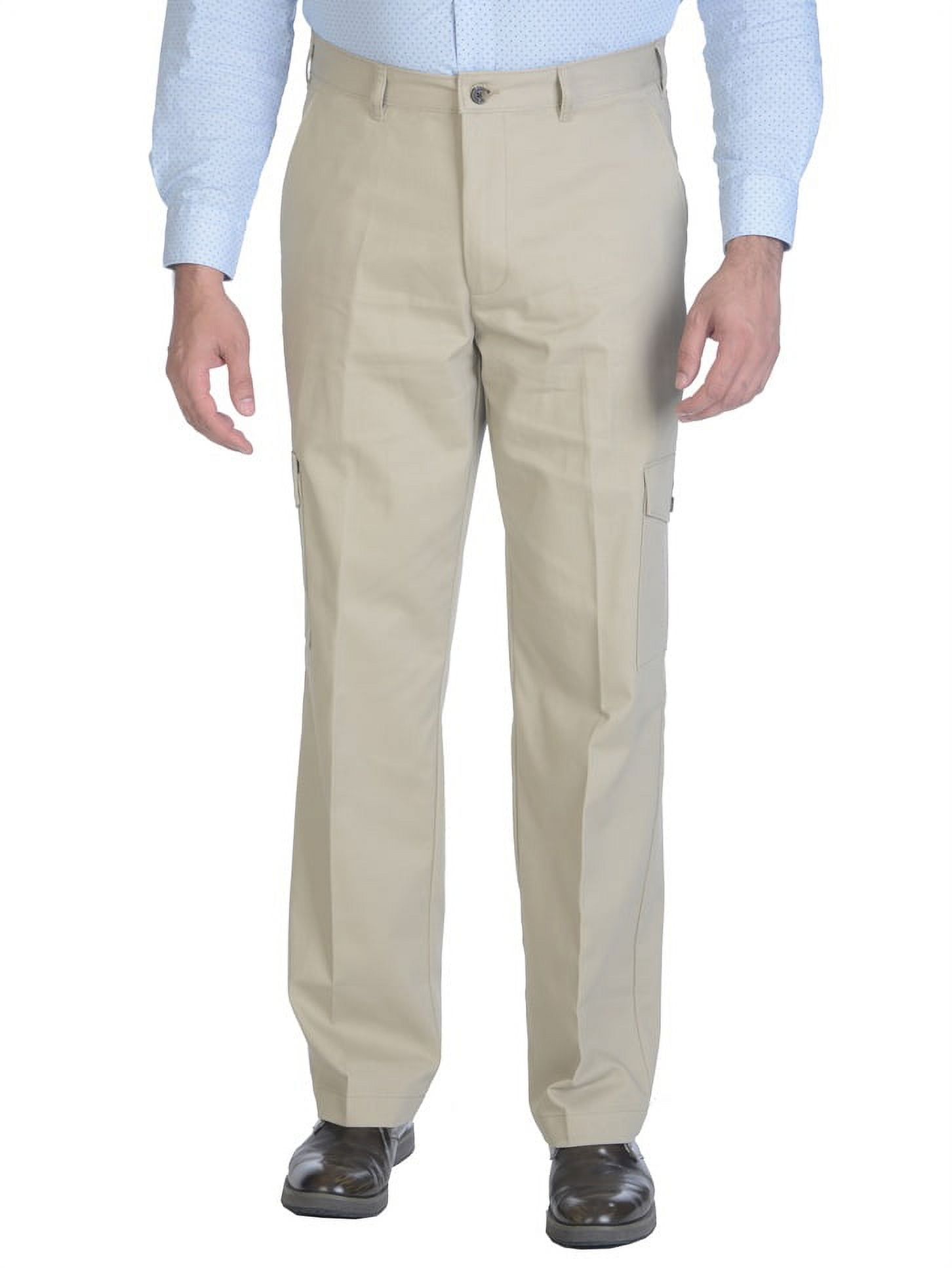 George Men`s Flat Front Cargo Pant - Walmart.com