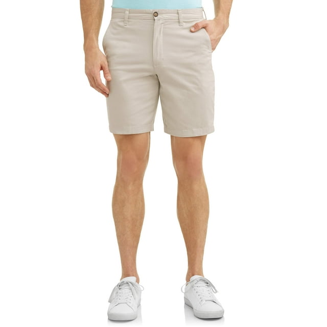 George men's Flat Front Shorts - 9 Inseam - Walmart.com