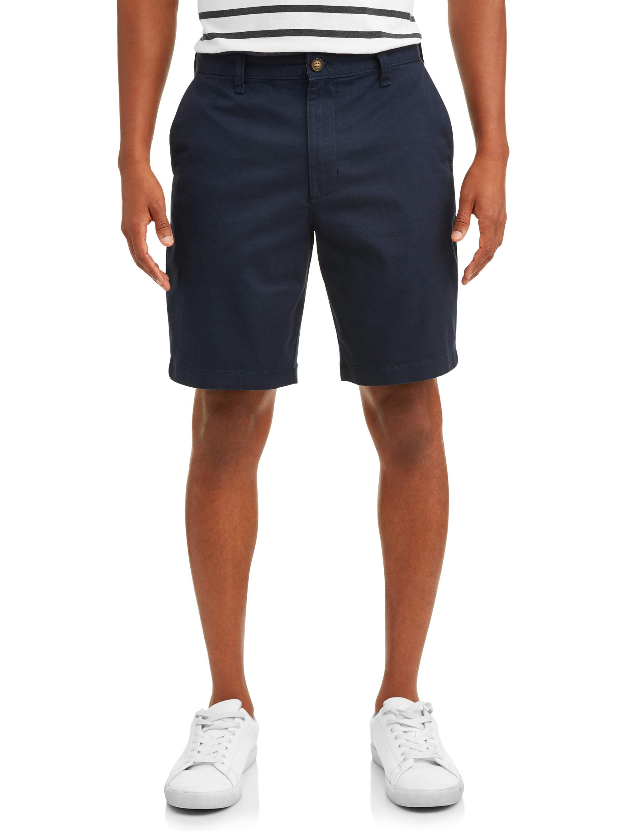 George Men's Flat Front Shorts, 9" inseam - Walmart.com