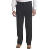 George Men's and Big Men’s Wrinkle Resistant Flat Front Khaki Pants ...
