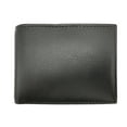 George Men's Genuine Milled Leather Bifold Wallet with Wing Black RFID ...