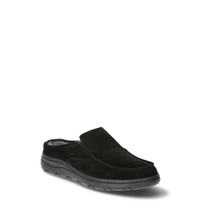 George men's Genuine Suede Moc Toe Slippers - Comfortable Style ...