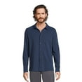George Men’s Knit Button Down Shirt with Long Sleeves, Sizes S-3XL - Walmart.com