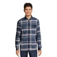 George Mens Long Sleeve Flannel Shirt Sizes Xs 3xlt