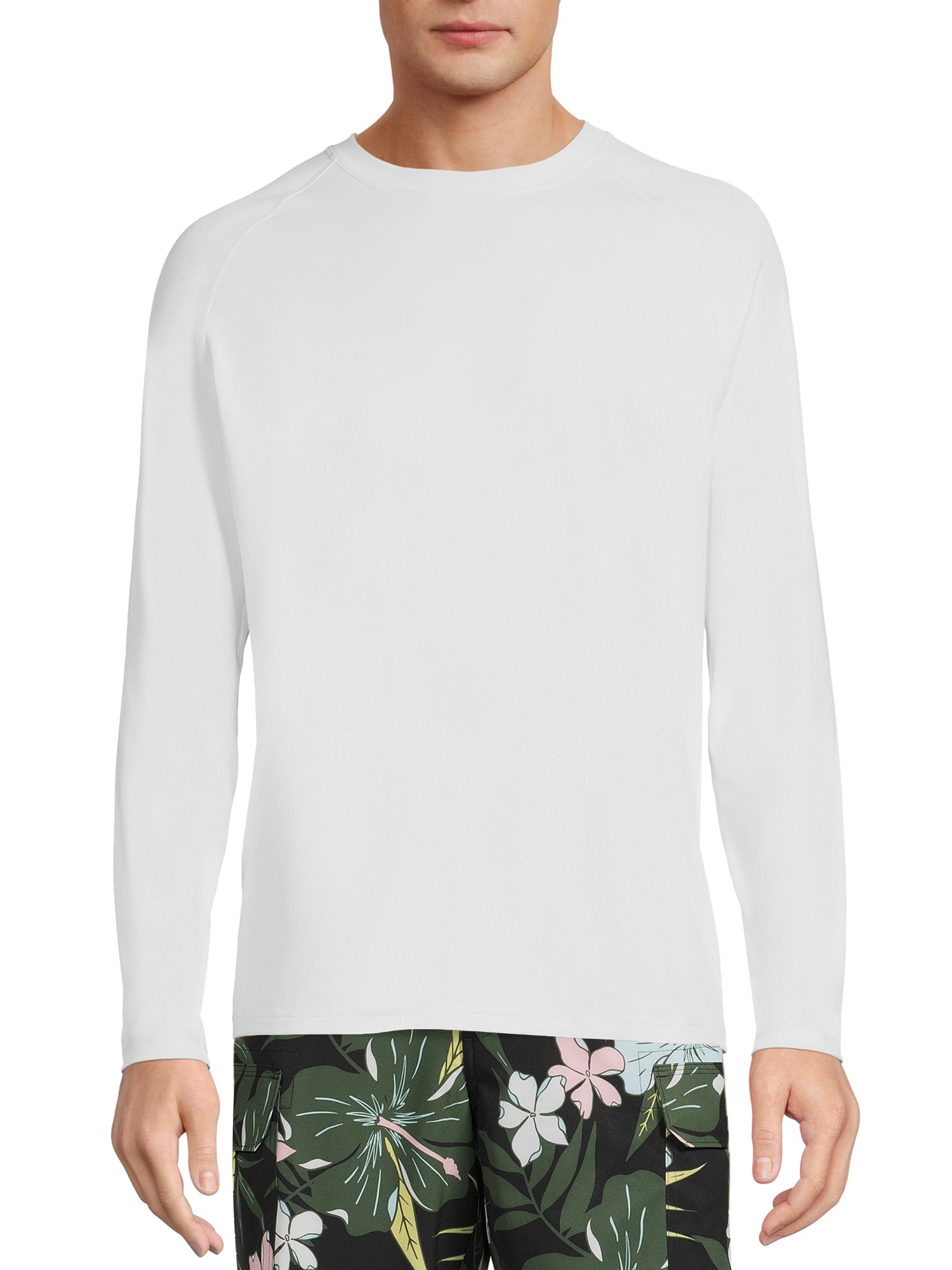 George Men's Long Sleeve Rash Guard with UPF50+, up to Size 5XL ...