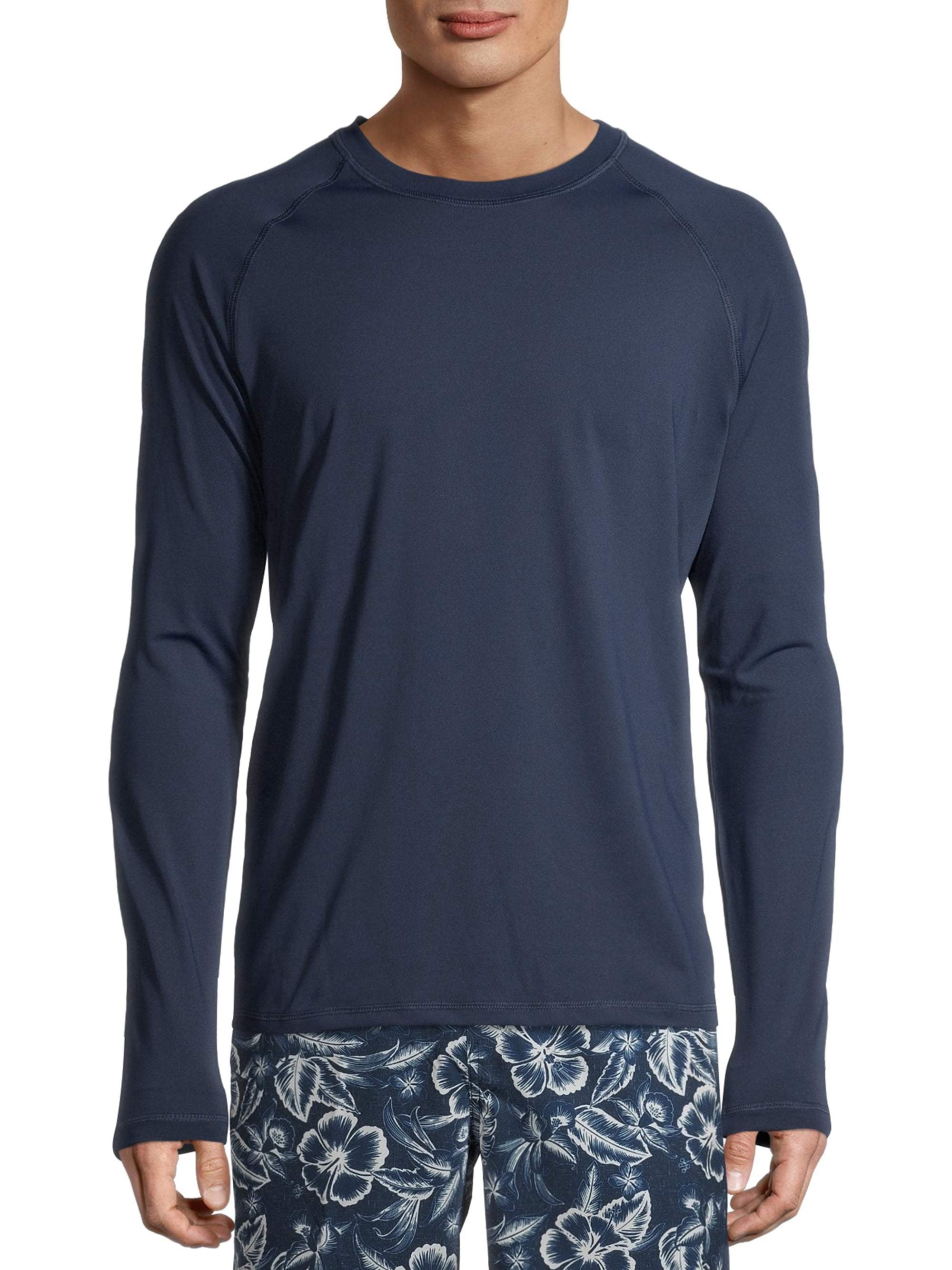George Men's Long Sleeve Rash Guard - Walmart.com