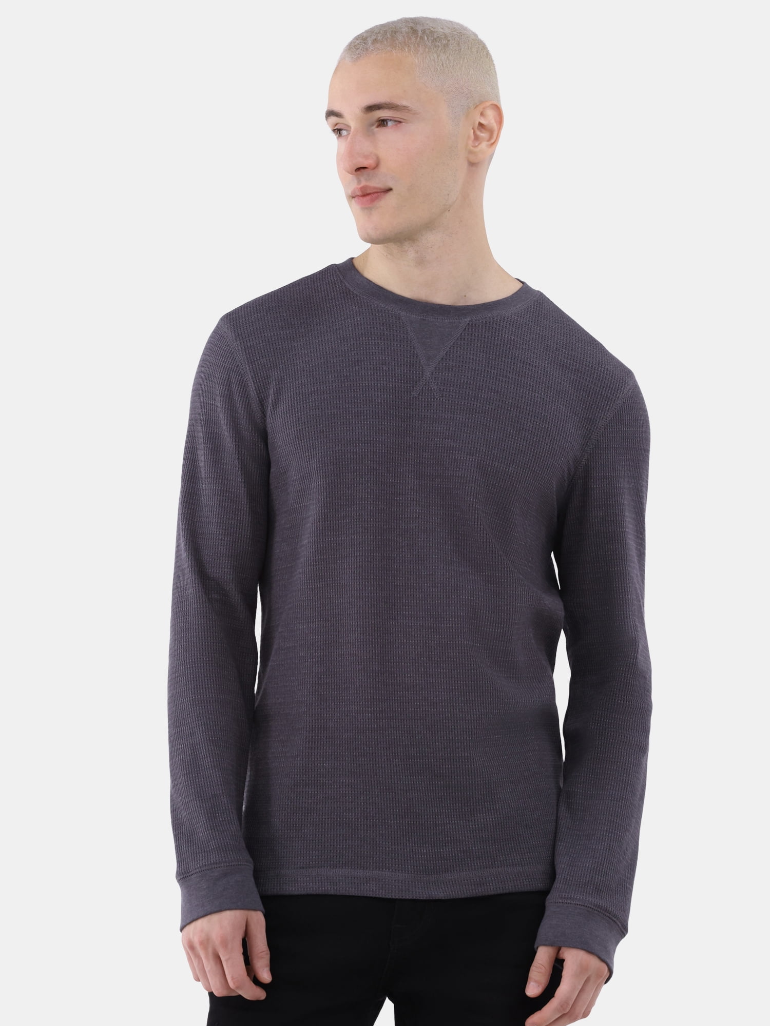 George Men's & Big Men’s Crewneck Thermal Shirt with Long Sleeves ...
