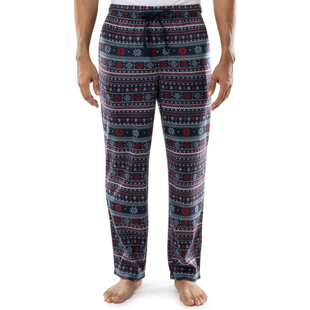 George Men's Microfleece Pajama Pants, Fairisle - Walmart.com