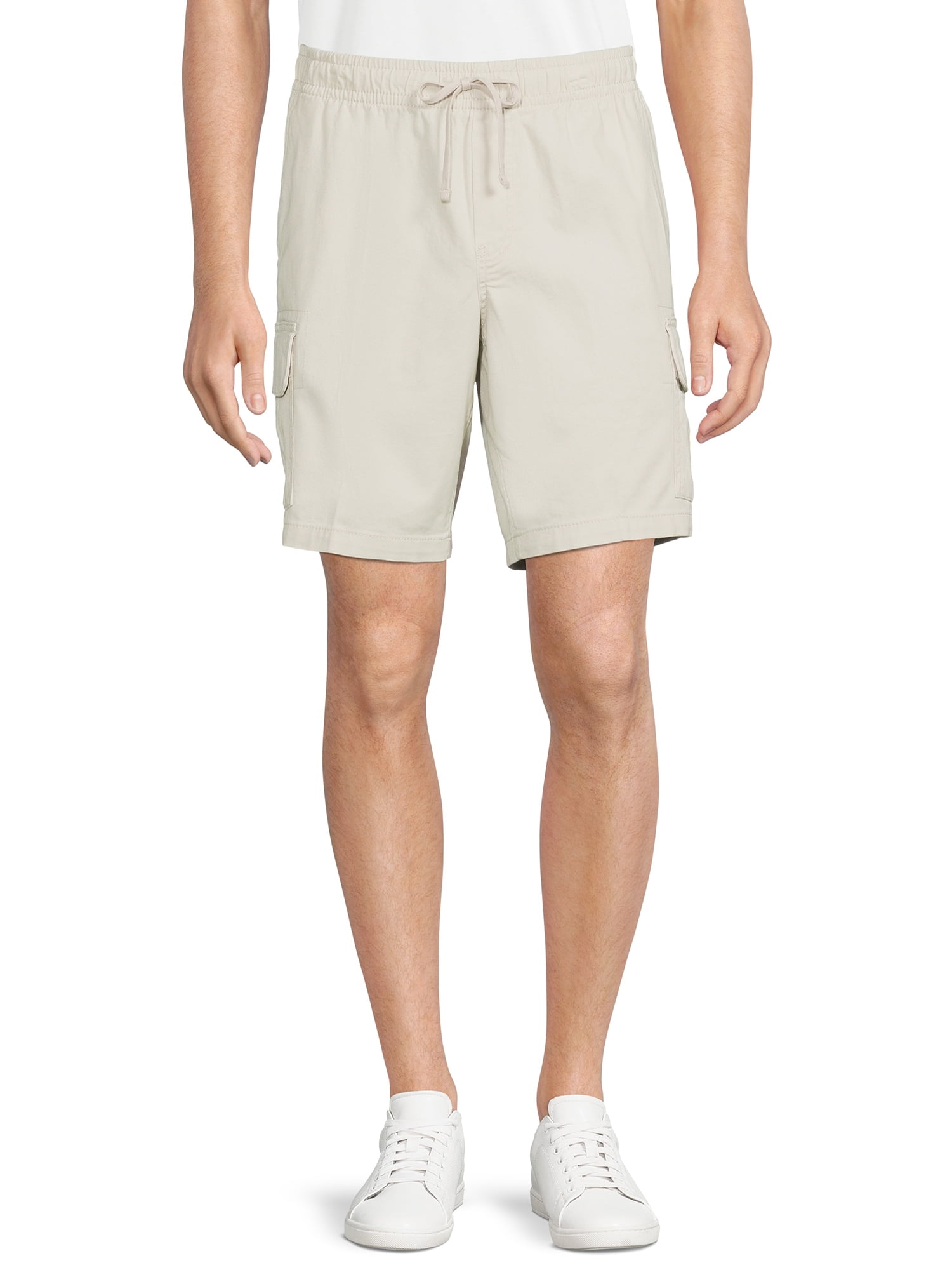 men's Pull On Cargo Shorts Comfortable Relaxed Fit - Walmart.com