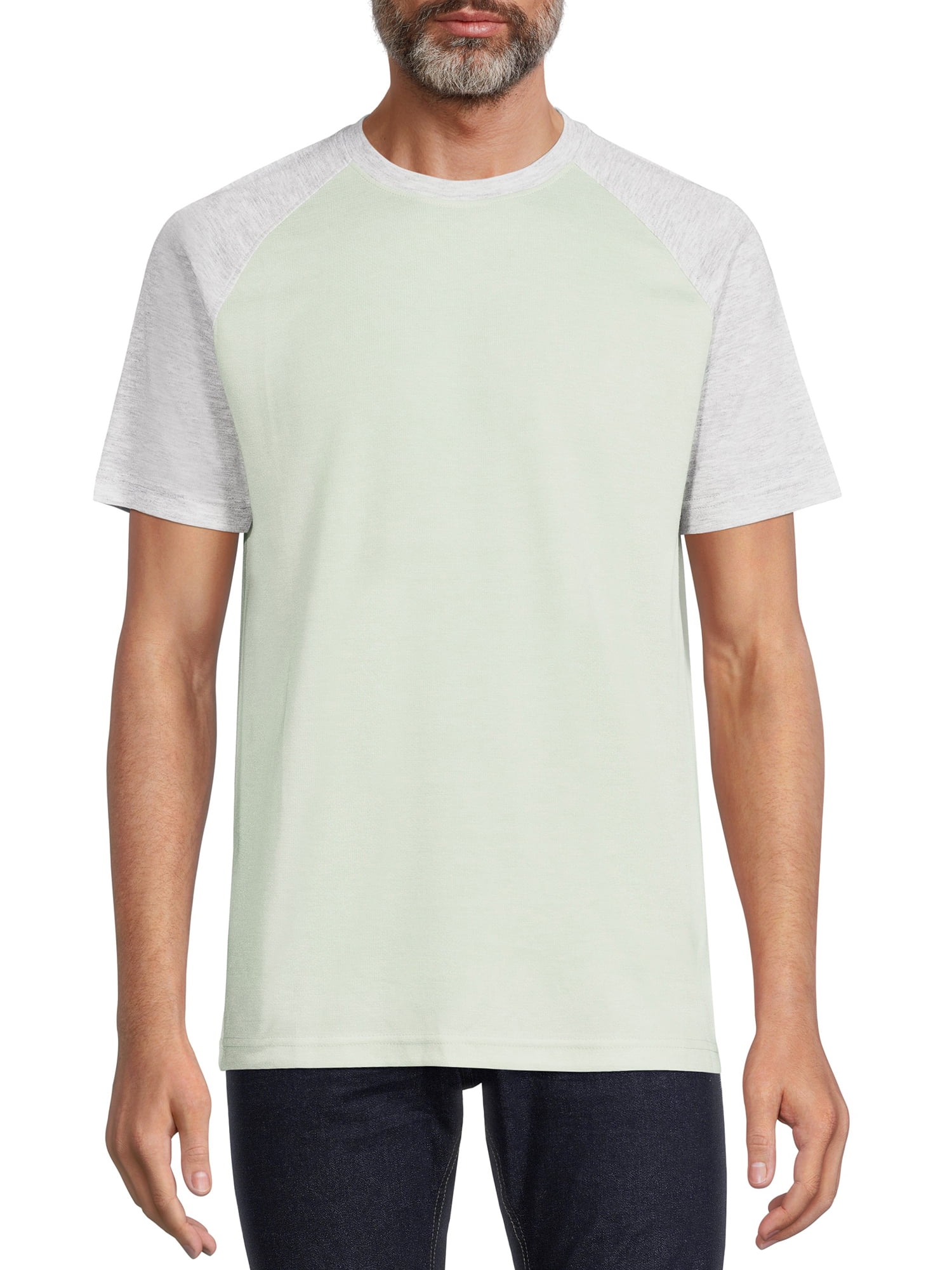 George Men's Raglan T-Shirt - Moisture-Wicking, Comfortable Active Tee ...