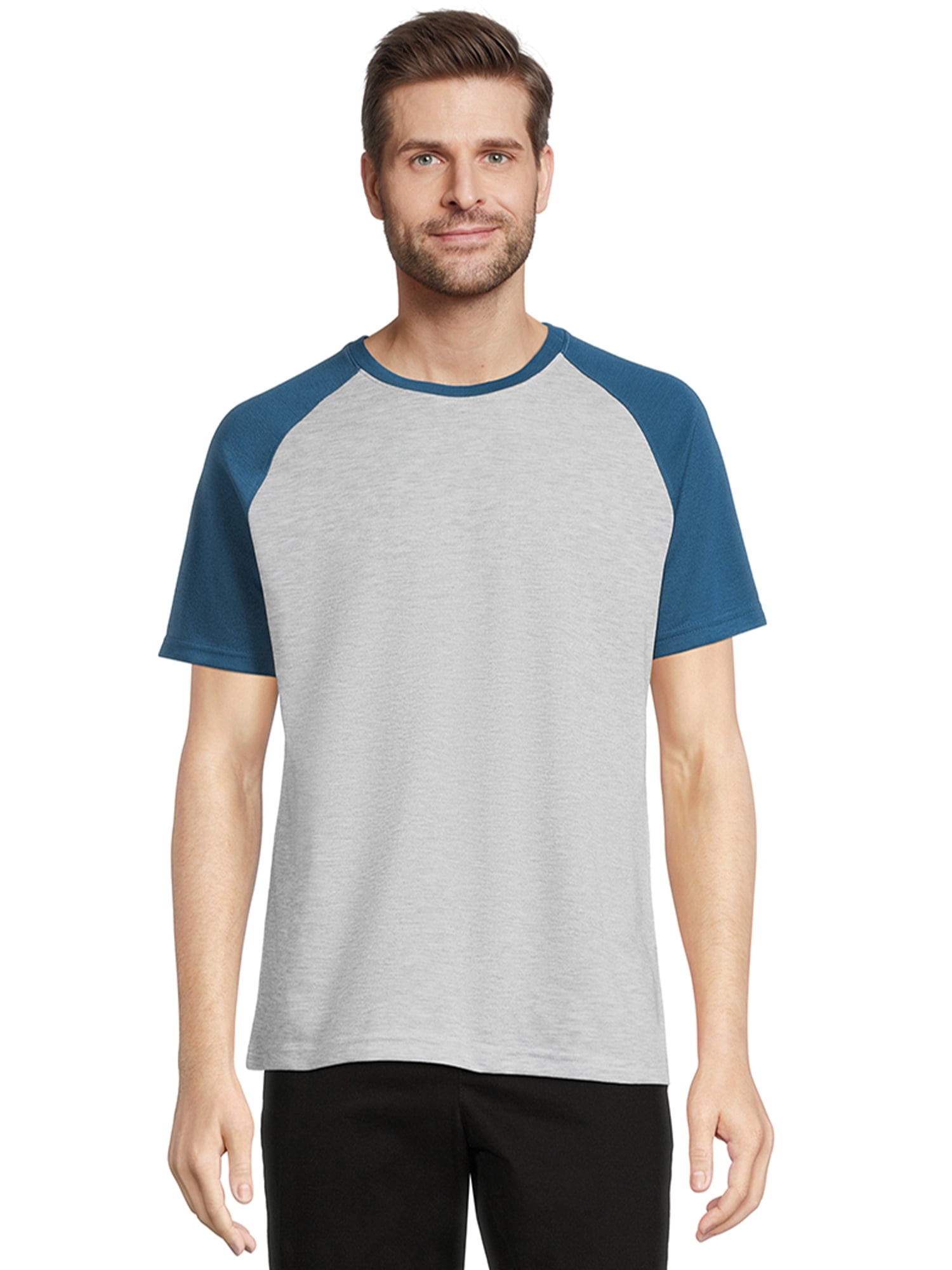George Men's Raglan Tee with Short Sleeves - Walmart.com