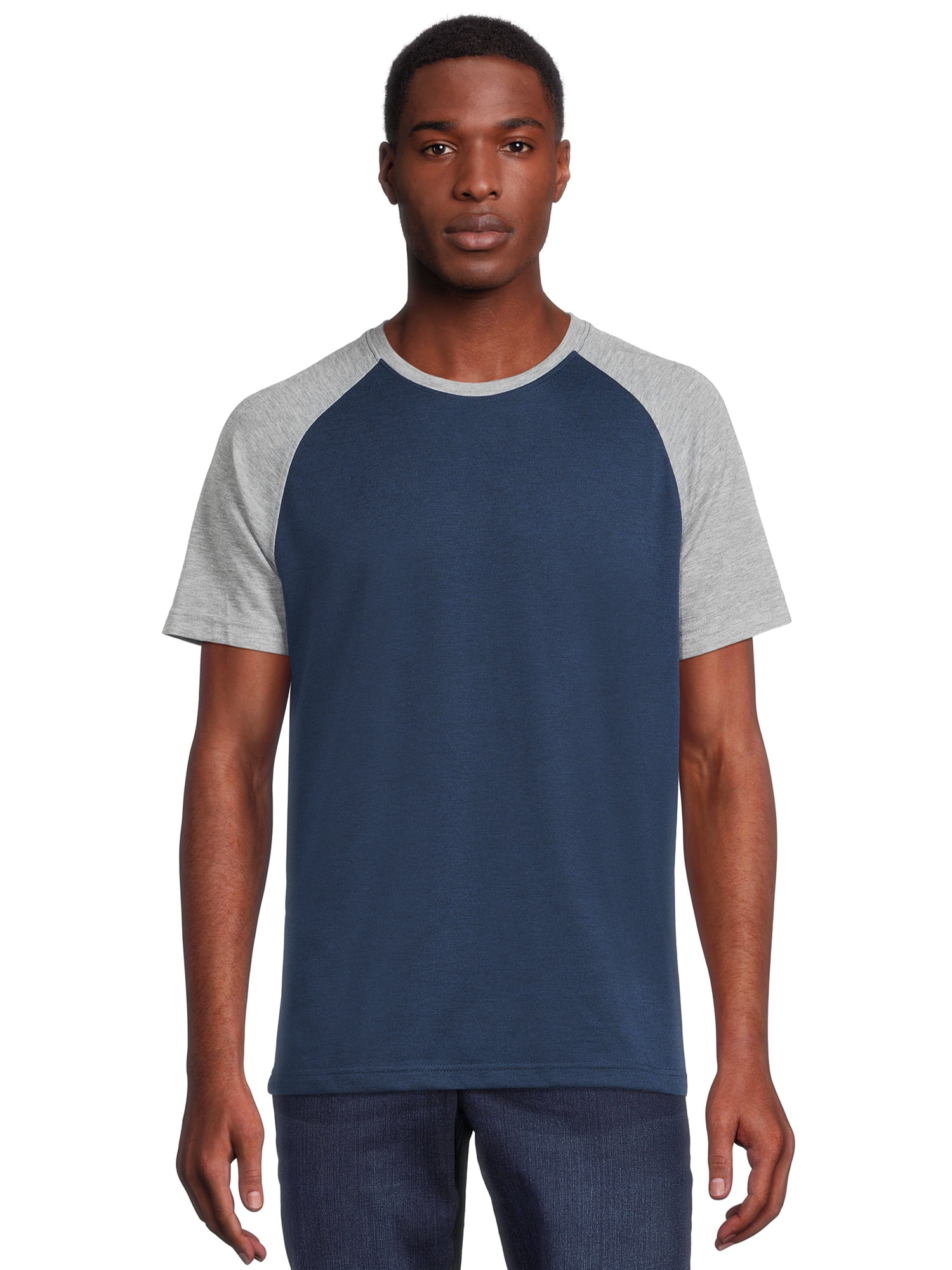 George Men's Raglan Tee with Short Sleeves - Walmart.com