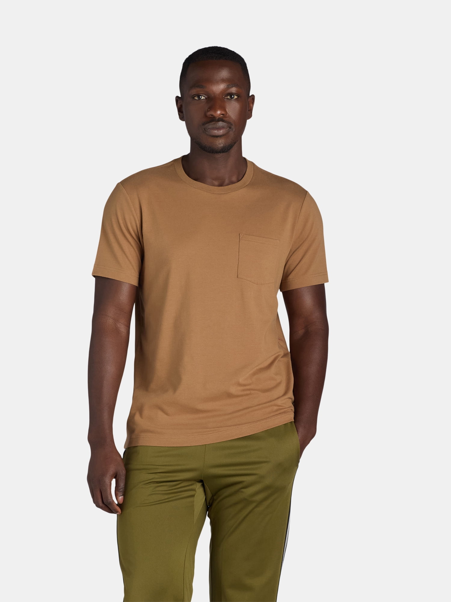 George Men's and Big Men's Pocket Tee with Short Sleeves, Sizes S-3XL ...