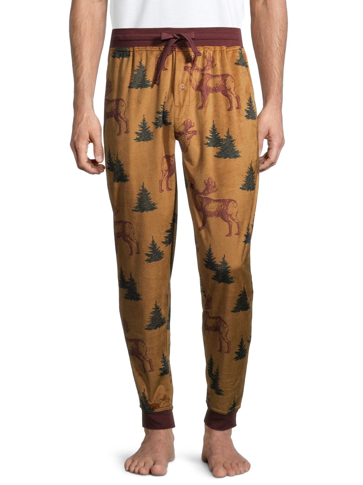 George Men's Silky Fleece Lounge Joggers - Walmart.com