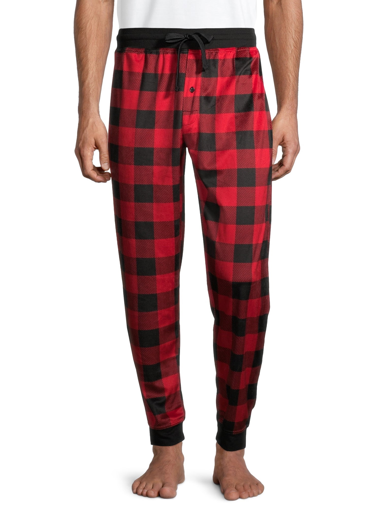 George Men's Silky Fleece Lounge Joggers - Walmart.com